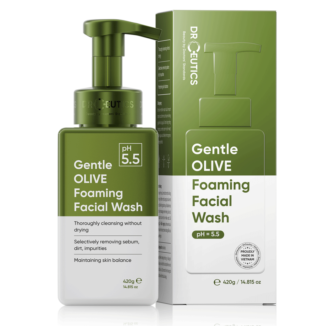Gentle OLIVE Foaming Facial Wash – Drceutic