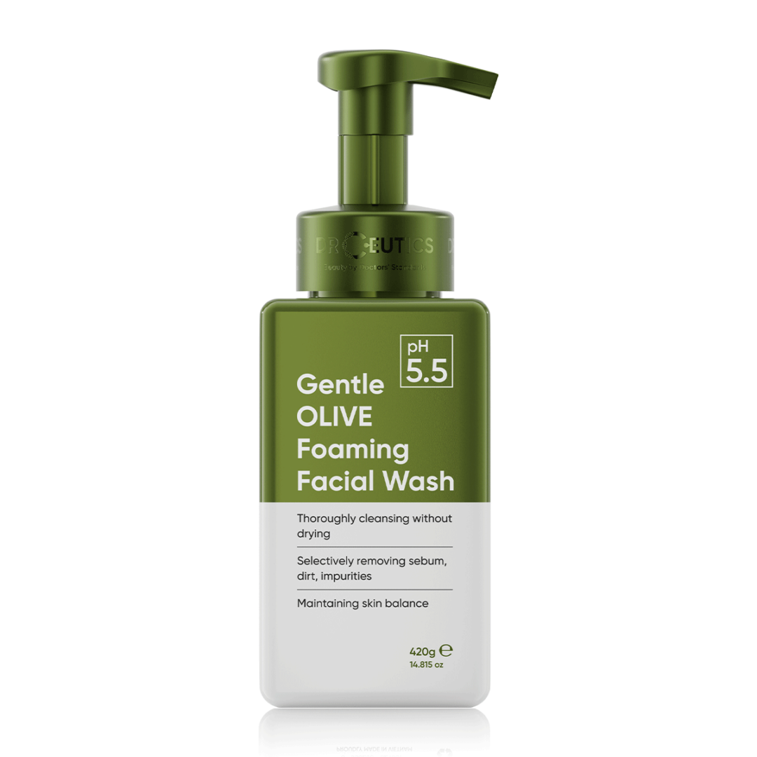 Gentle OLIVE Foaming Facial Wash – Drceutic